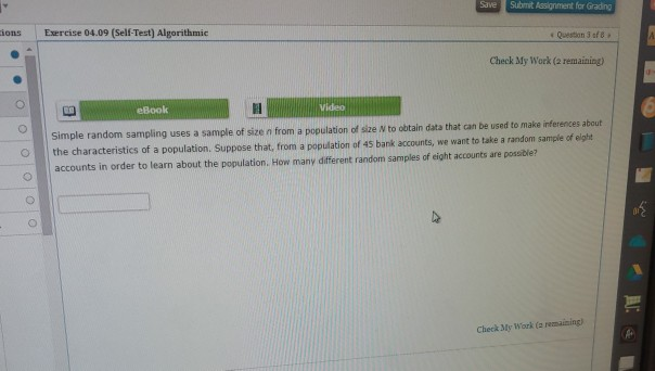 Solved Submit Assignment For Grading Save Exercise 0409