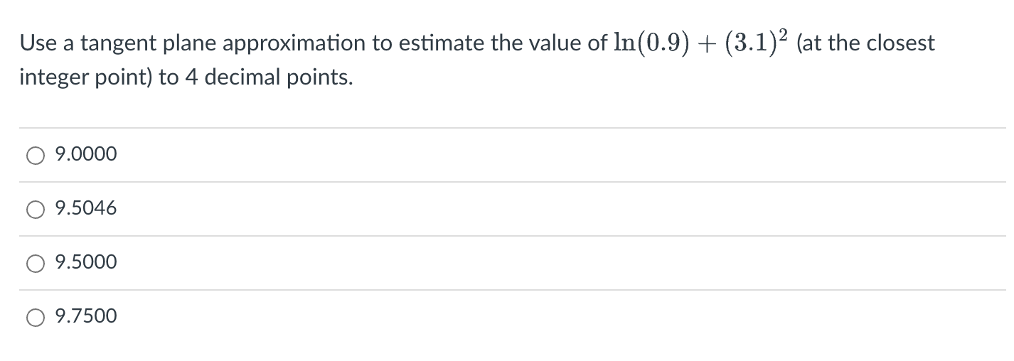 Solved Use a tangent plane approximation to estimate the | Chegg.com