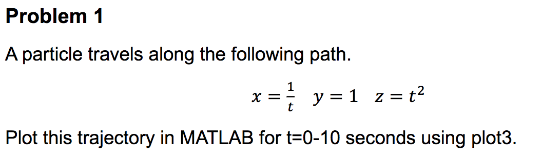 Solved Problem 1 A particle travels along the following | Chegg.com