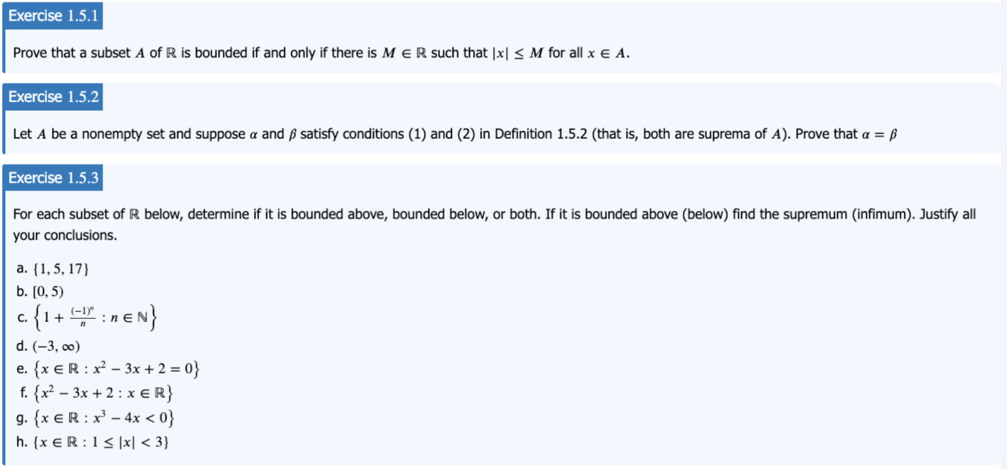 Solved Please explain each step Exercise 1.5.1Prove that a | Chegg.com