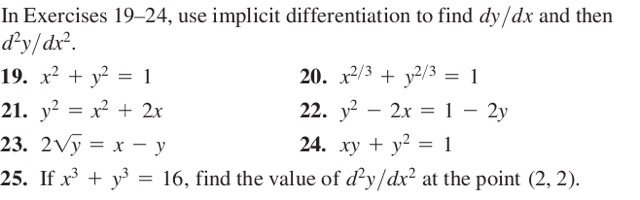 Solved Use implicit differentiation to find dy/dx and then | Chegg.com