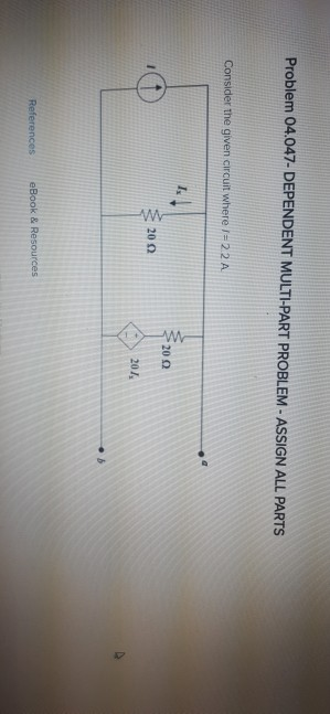 Solved Problem 04.047- DEPENDENT MULTI-PART PROBLEM-ASSIGN | Chegg.com