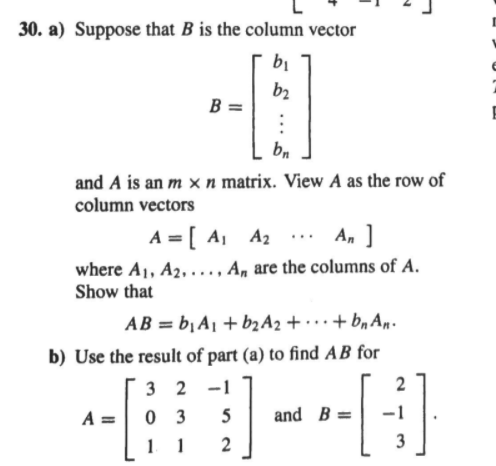 Solved AB = with A + 0 and B +0. 26. Suppose A is an mxn | Chegg.com