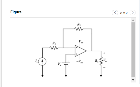 Solved Part B - Ideal op amp circuits with a voltage source: | Chegg.com