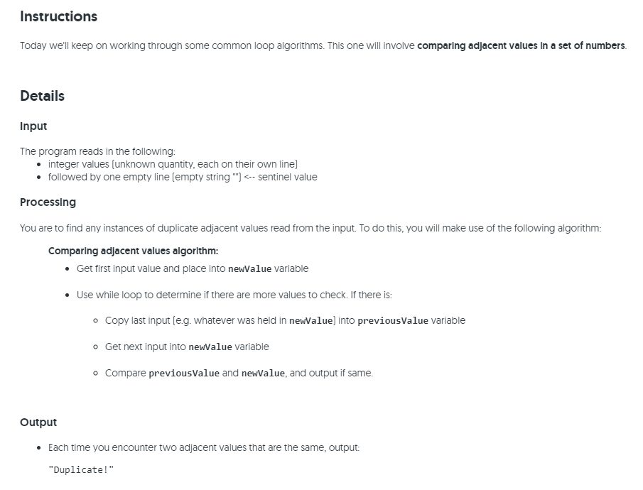 Solved Instructions Today we'll keep on working through some | Chegg.com