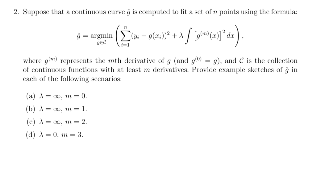 2. Suppose that a continuous curve ĝis computed to | Chegg.com