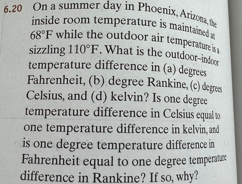 Solved inside room temperature is maintained the 68∘F while | Chegg.com