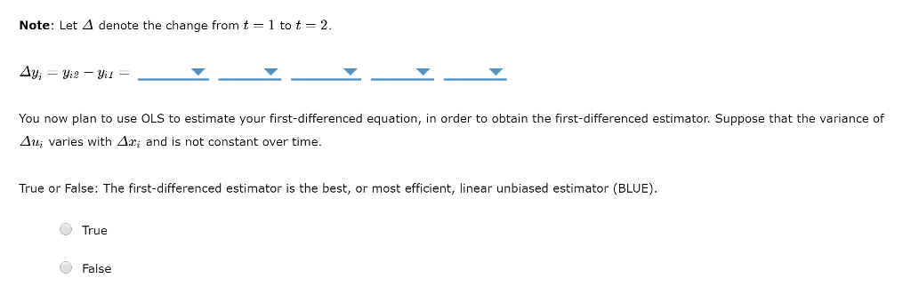 Solved 6. The first-differenced equation Consider the | Chegg.com