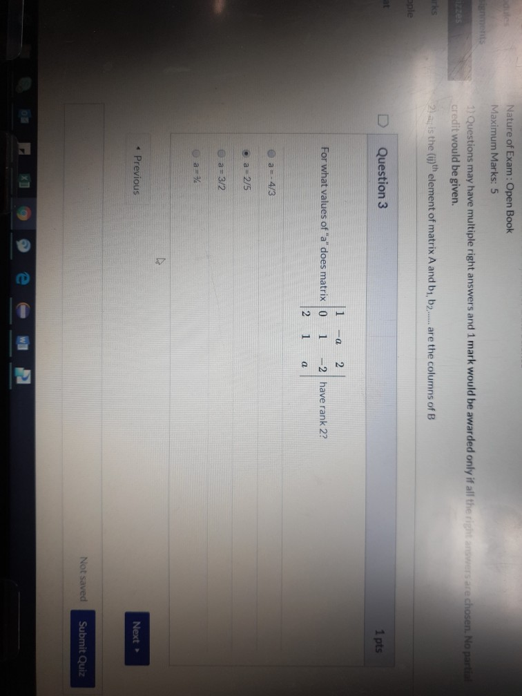 Solved 1) Questions may have multiple right answers and 1 | Chegg.com