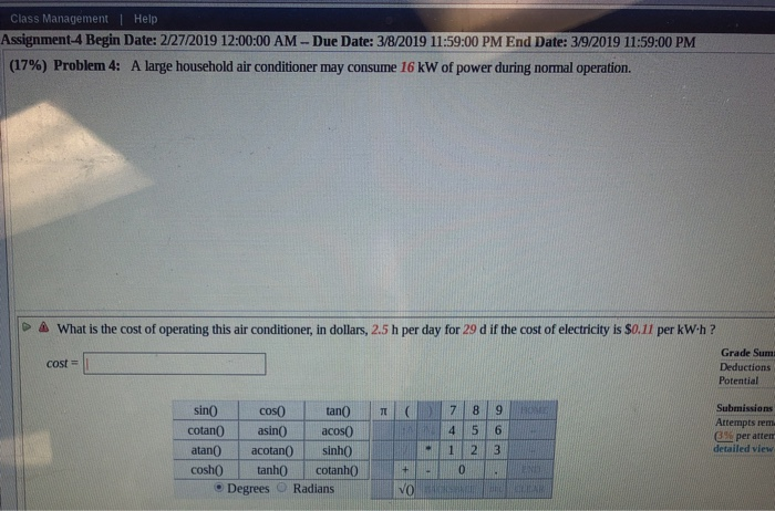 Solved Class Management Help Assignment-4 Begin Date: | Chegg.com