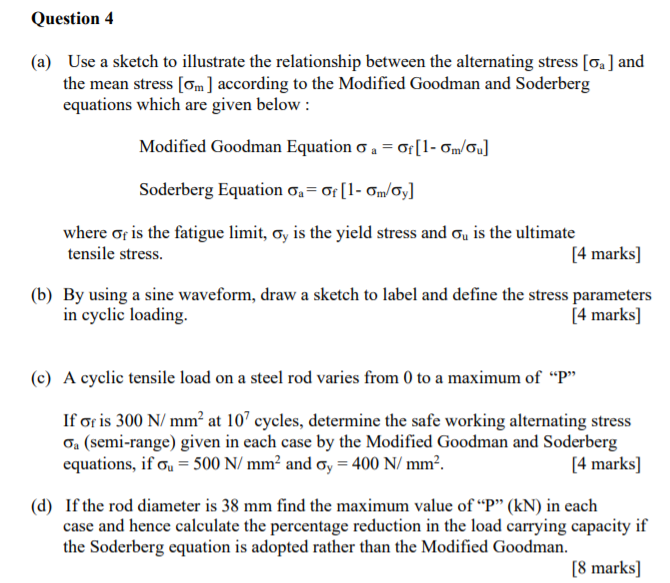 Solved Question 4 (a) Use a sketch to illustrate the | Chegg.com