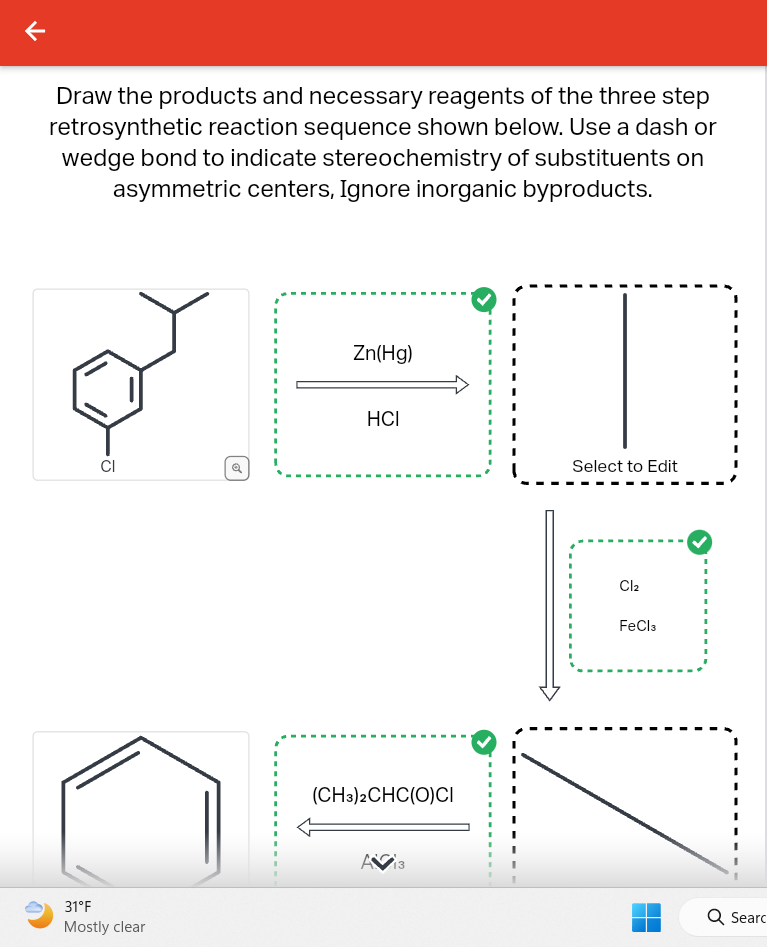 Solved Draw the products and necessary reagents of the three | Chegg.com
