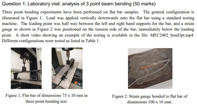 Question 1: Laboratory visit: analysis of 3 point | Chegg.com