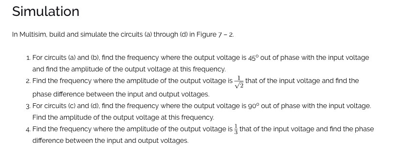 Solved You can use any simulation program, but I would | Chegg.com