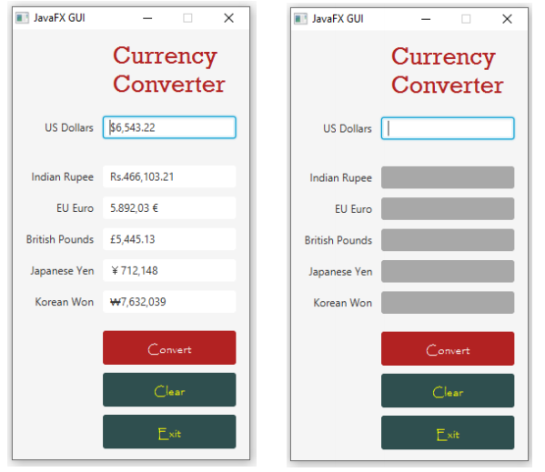 Assignment 12 – GUI Currency Converter– Lambda | Chegg.com