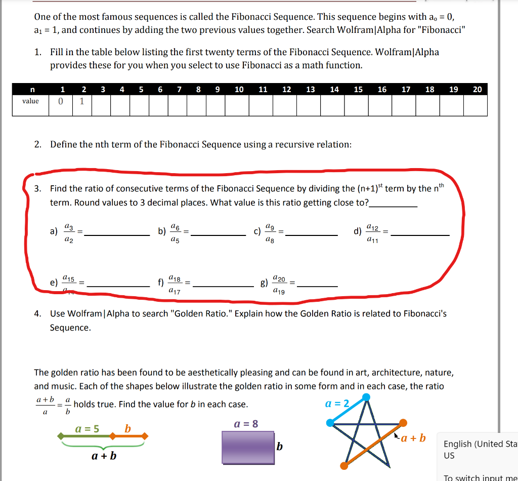 Solved One of the most famous sequences is called the | Chegg.com