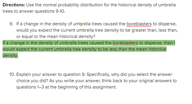 Solved Assume that a bottom-up effect caused the dispersal | Chegg.com