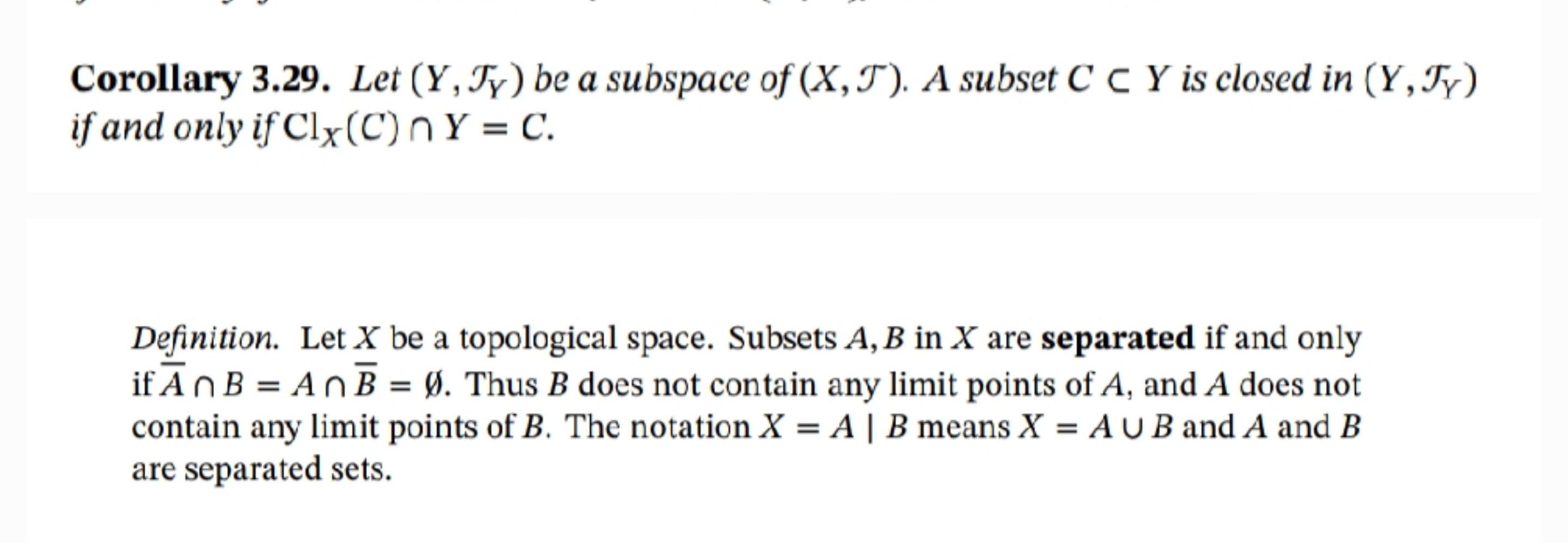 Solved A and B are subsets of topological space X. Show A | Chegg.com