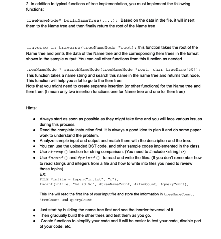 Solved Output Specification: You have to write all the | Chegg.com
