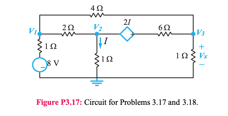 Solved Problem 3.18 Repeat Problem 3-17 after replacing the | Chegg.com