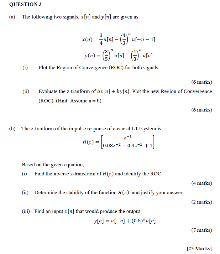Solved a) The following two signals; 𝑥[𝑛] and 𝑦[𝑛] are | Chegg.com