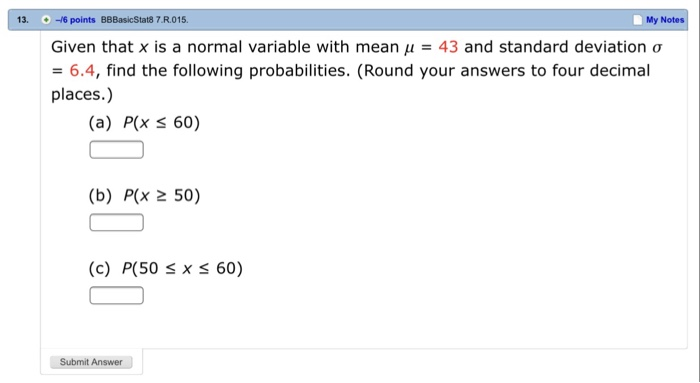 Solved 13. 16 points BBBasicStat8 7.R.015 My Notes Given | Chegg.com Solved 13. 16 points BBBasicStat8 7.R.015 My Notes Given | Chegg.com