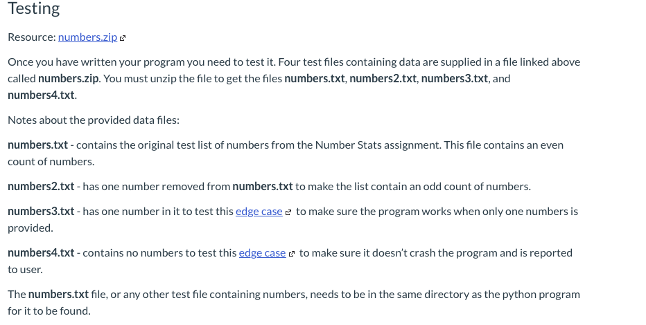 Challenge: Number Stats 2 Description: Extend the | Chegg.com