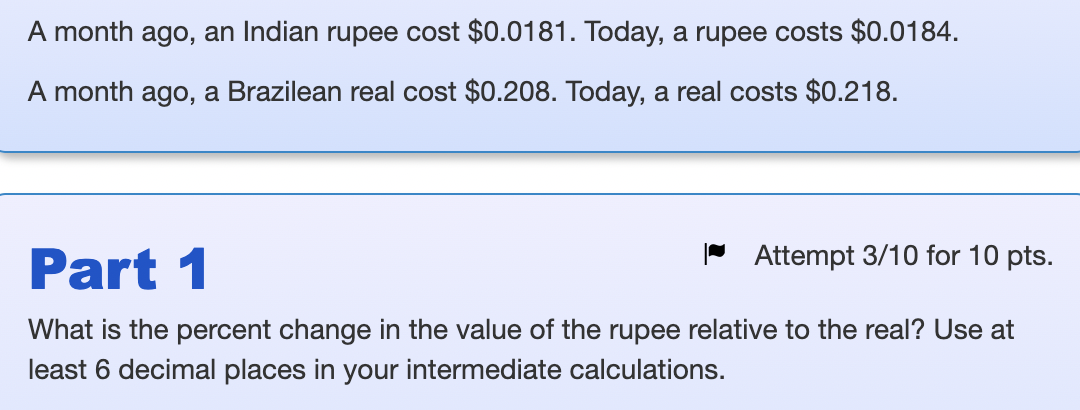 Solved ***The answer I was coming up with is 3%. This | Chegg.com