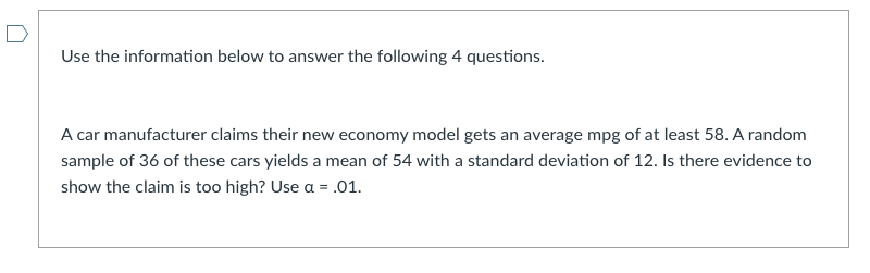 Solved Use the information below to answer the following 4 | Chegg.com