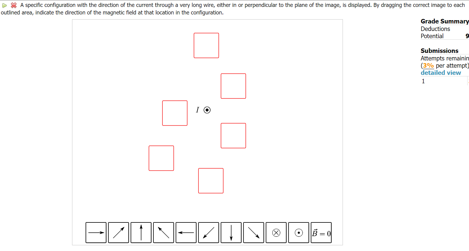Solved A specific configuration with the direction of the | Chegg.com