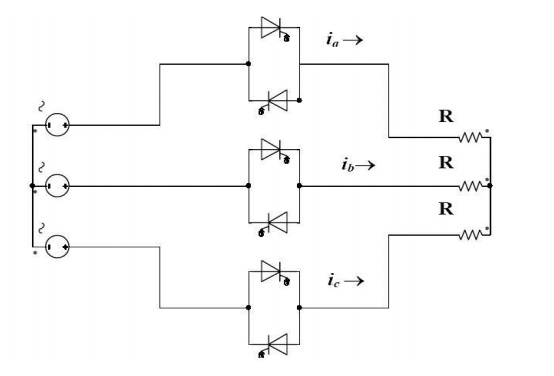 Solved 3-phase a.c. chopper is given figure 1. The load of | Chegg.com