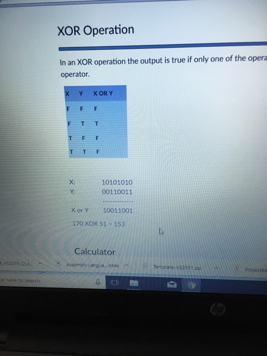 Solved XOR the following bits together 1010 XOR 1100. 0011 | Chegg.com