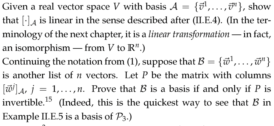 Solved Given a real vector space V with basis A={v1,…,vn}, | Chegg.com