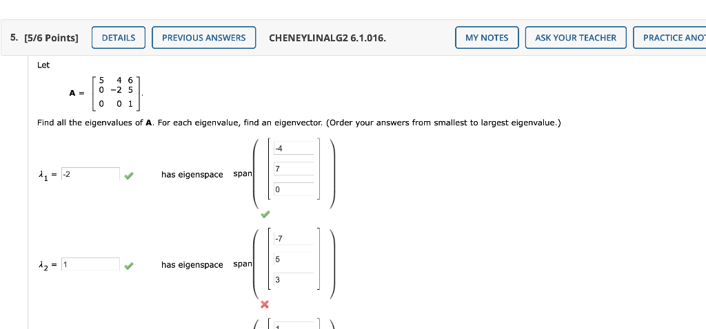 Solved 2. [0/1 Points] DETAILS PREVIOUS ANSWERS POOLELINALG4 | Chegg.com