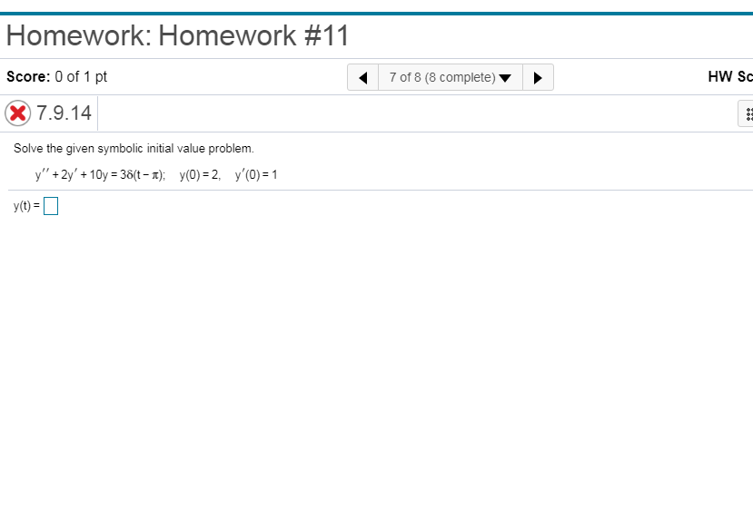 Solved Homework Homework 11 Score 0 Of 1 Pt X 7 9 14