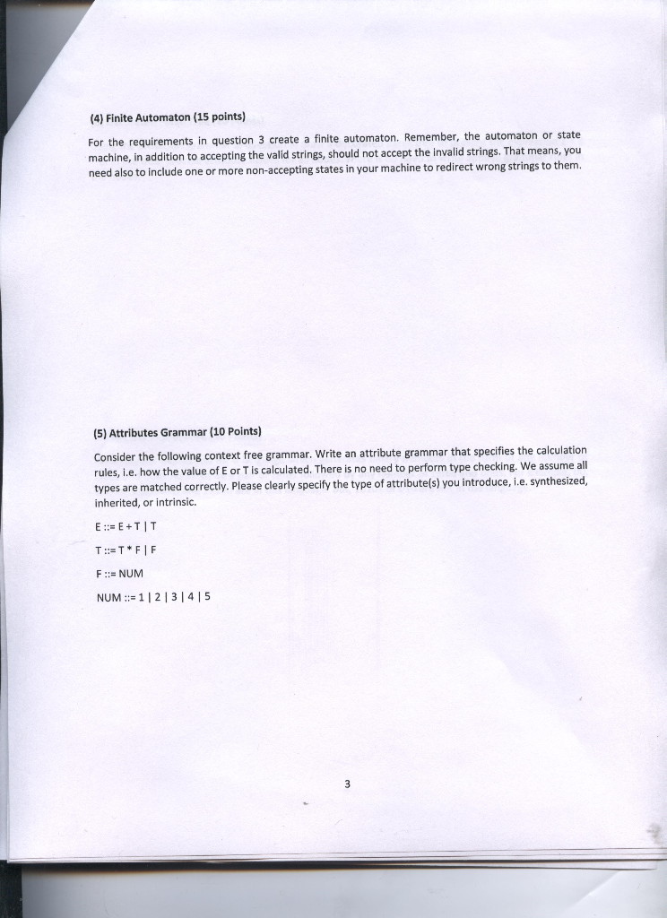 (1) Axiomatic semantics I (15 points) Compute the | Chegg.com