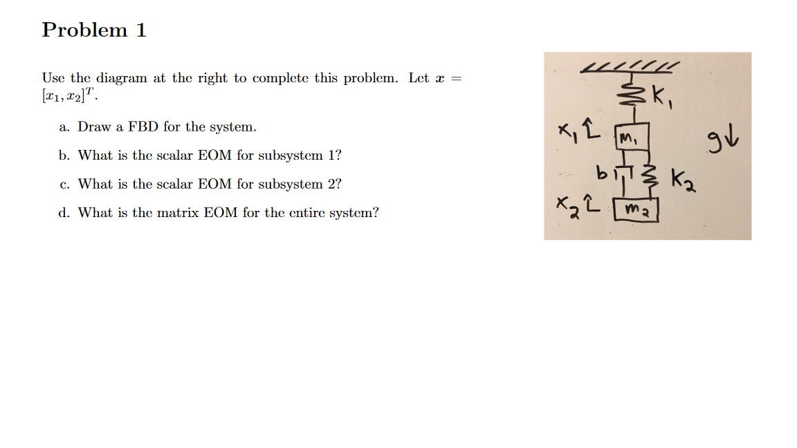 Solved Problem 1 Use the diagram at the right to complete | Chegg.com