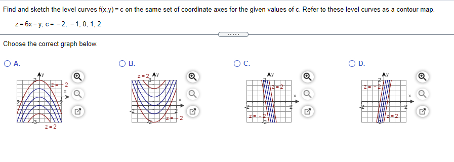 Solved Find And Sketch The Level Curves F X Y C On The Same