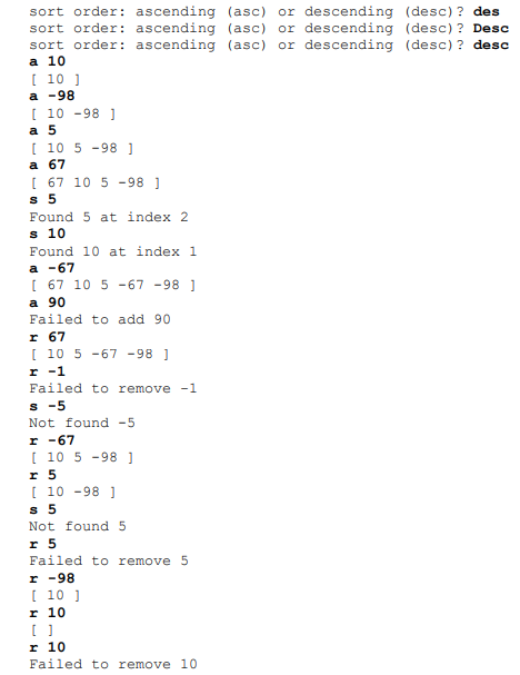 Solved Download The Partially Implemented File Sortedarrayc 