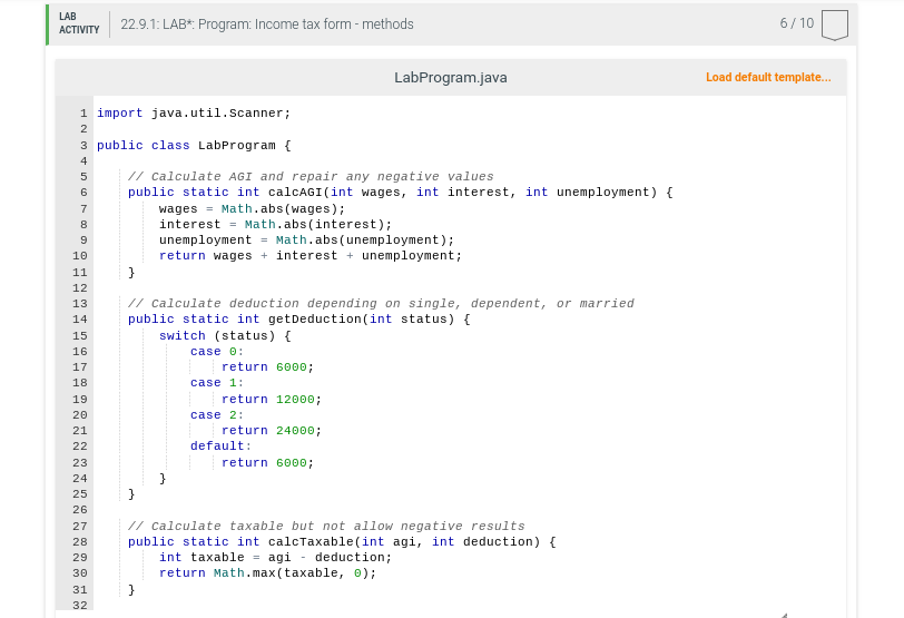 Solved Program Specifications Write a program to calculate | Chegg.com