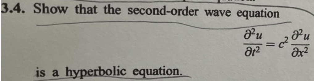 Solved 4. Show that the second-order wave equation | Chegg.com Solved 4. Show that the second-order wave equation | Chegg.com