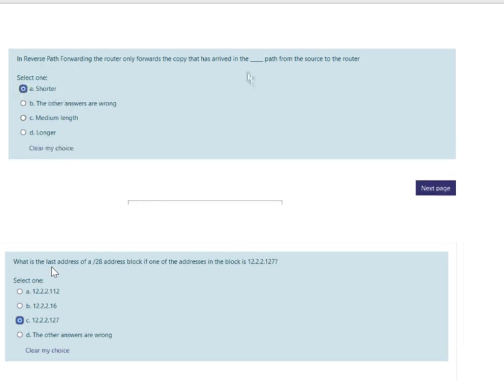 Solved The following statement about distributed routing | Chegg.com