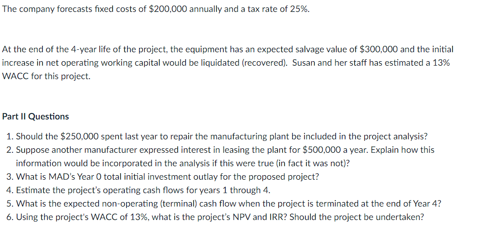 MAD Inc.'s Board was so impressed with Sharon | Chegg.com