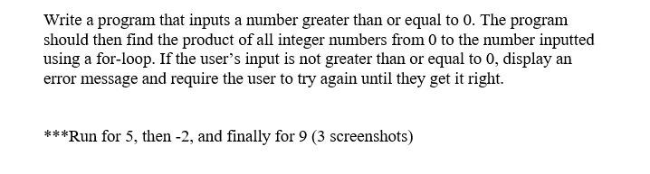 Solved Write A Program That Inputs A Number Greater Than Or 9304
