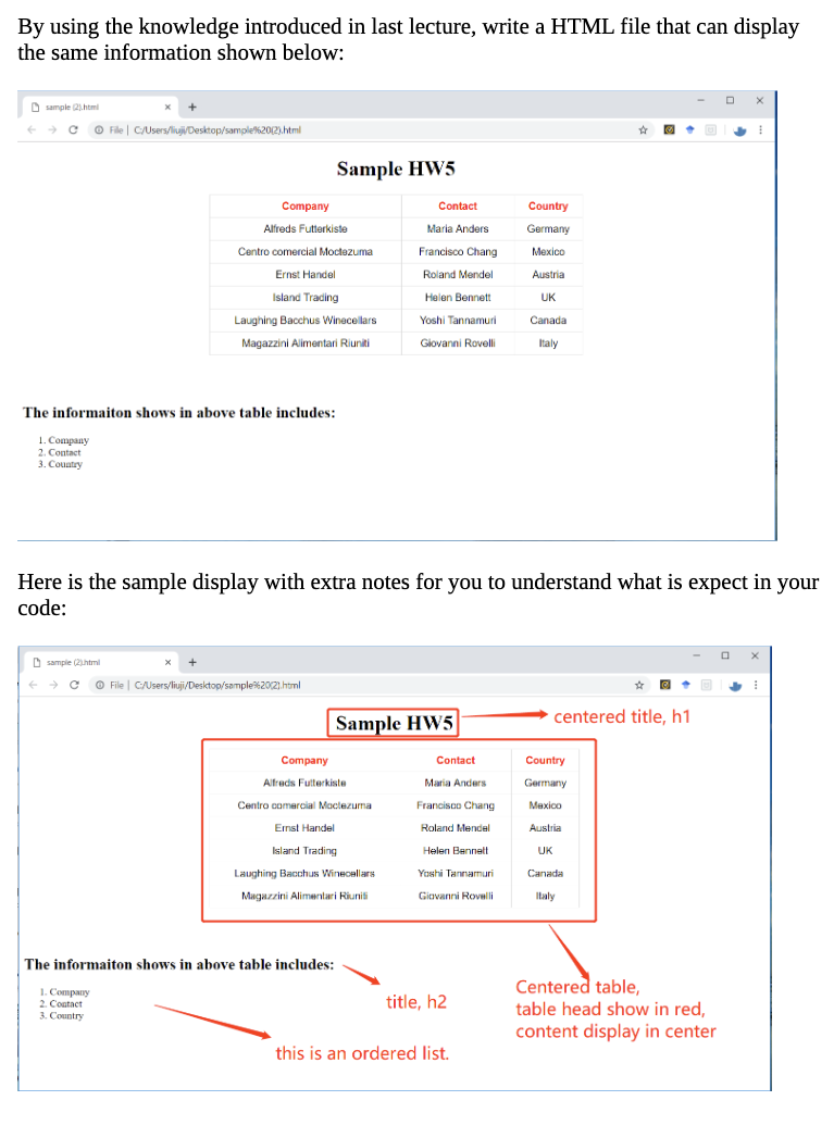 Solved By using the knowledge introduced in last lecture, | Chegg.com