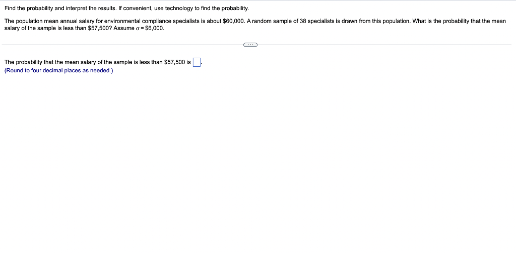 Solved Find the probability and interpret the results. If | Chegg.com