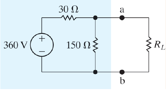 Solved For the circuit shown below, find the value of RL | Chegg.com