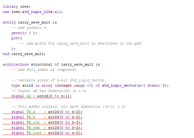 Solved Carry-save multiplier The carry save multiplier (name | Chegg.com