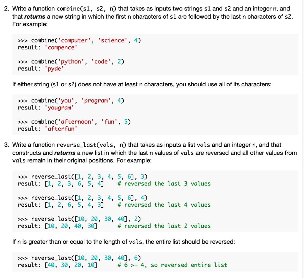 Solved 1. Write a function len_diff(s1, s2) that takes as | Chegg.com