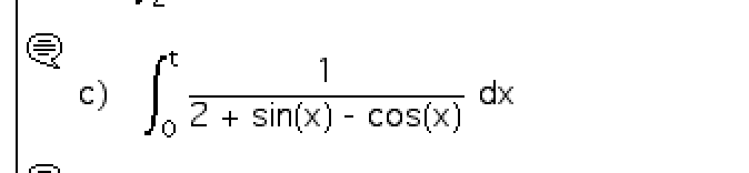 Solved Evaluate the integral from 0 to t of 1/(2 + sinx - | Chegg.com